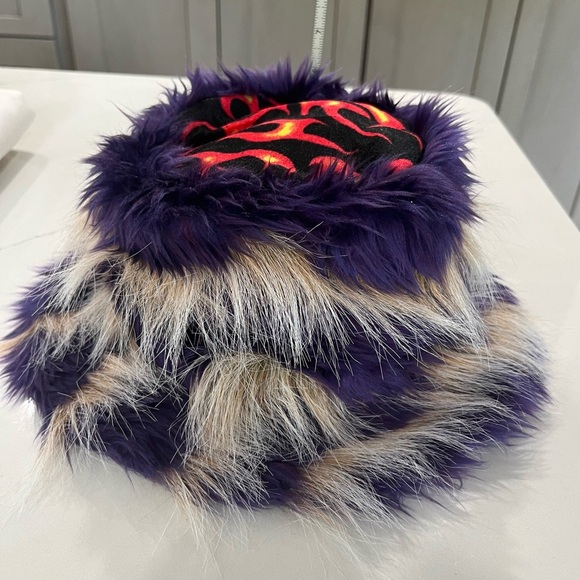 unbranded | Costumes | Halloween Youth Purple Grey Pimp Hat With Flames ...